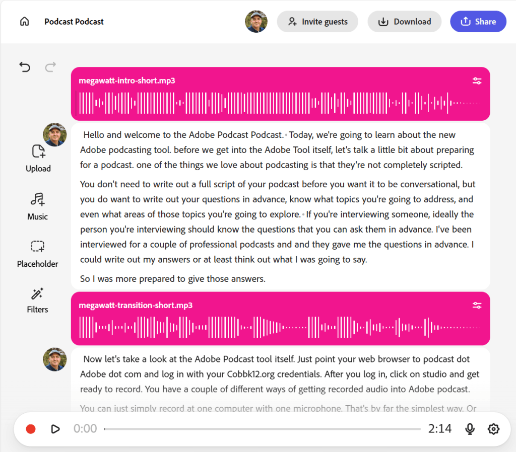 Adobe Podcast – Campbell Commons